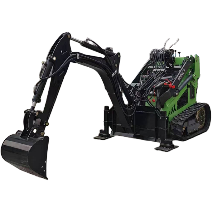 Mini Skid Steer Loader 430T with Backhoe China Factory_China ...